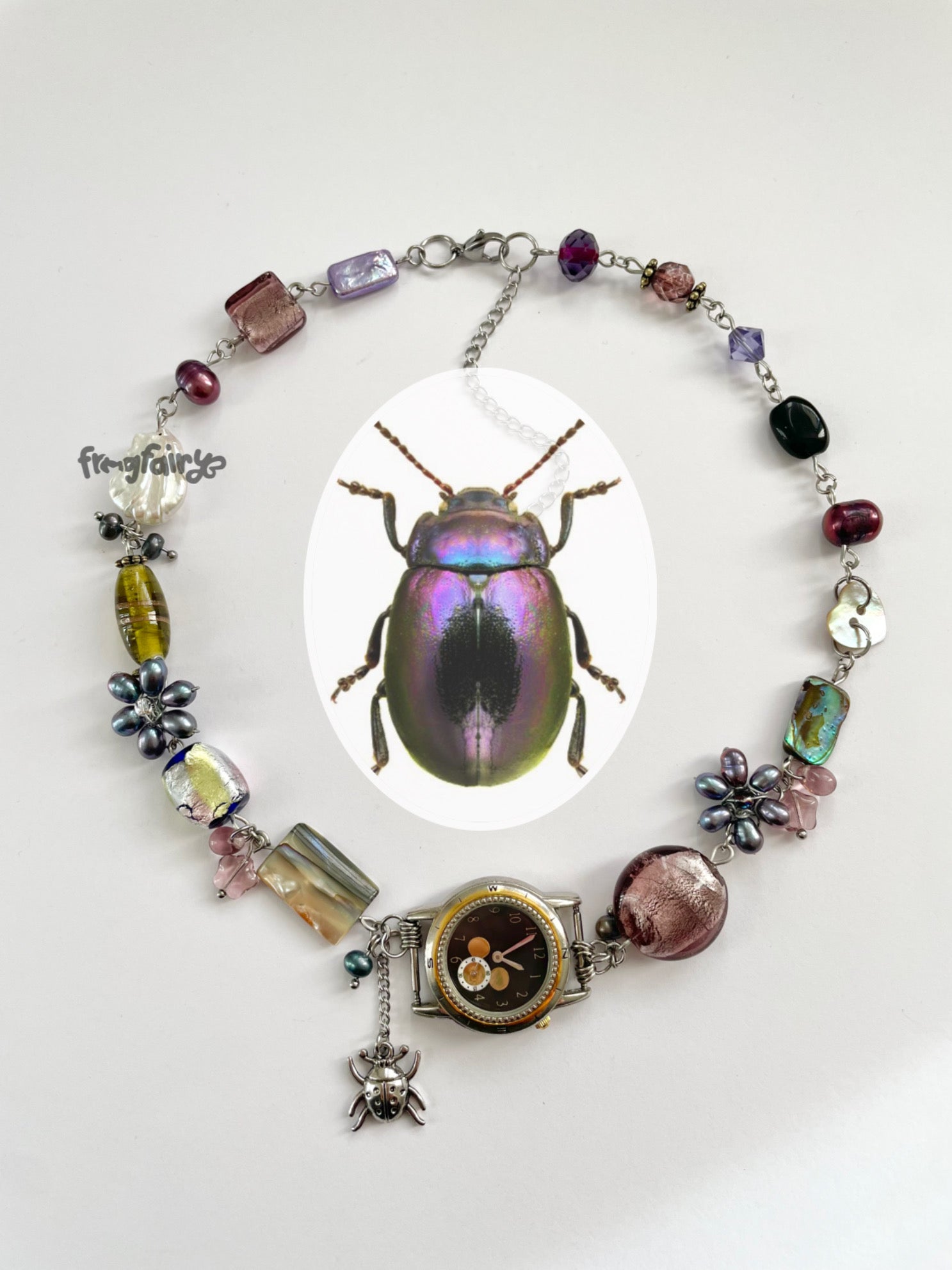beetle necklace – Frog Fairy Jewelry